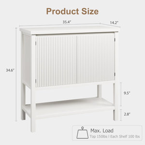 Ebern Designs Coffee Bar Cabinet, Kitchen Storage Cabinet, Farmhouse Buffet Sideboard | Wayfair